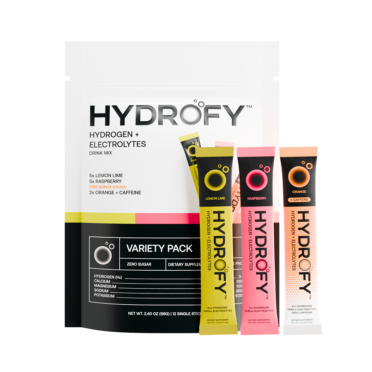 Hydrofy: Hydrogen Water + Electrolytes and Minerals